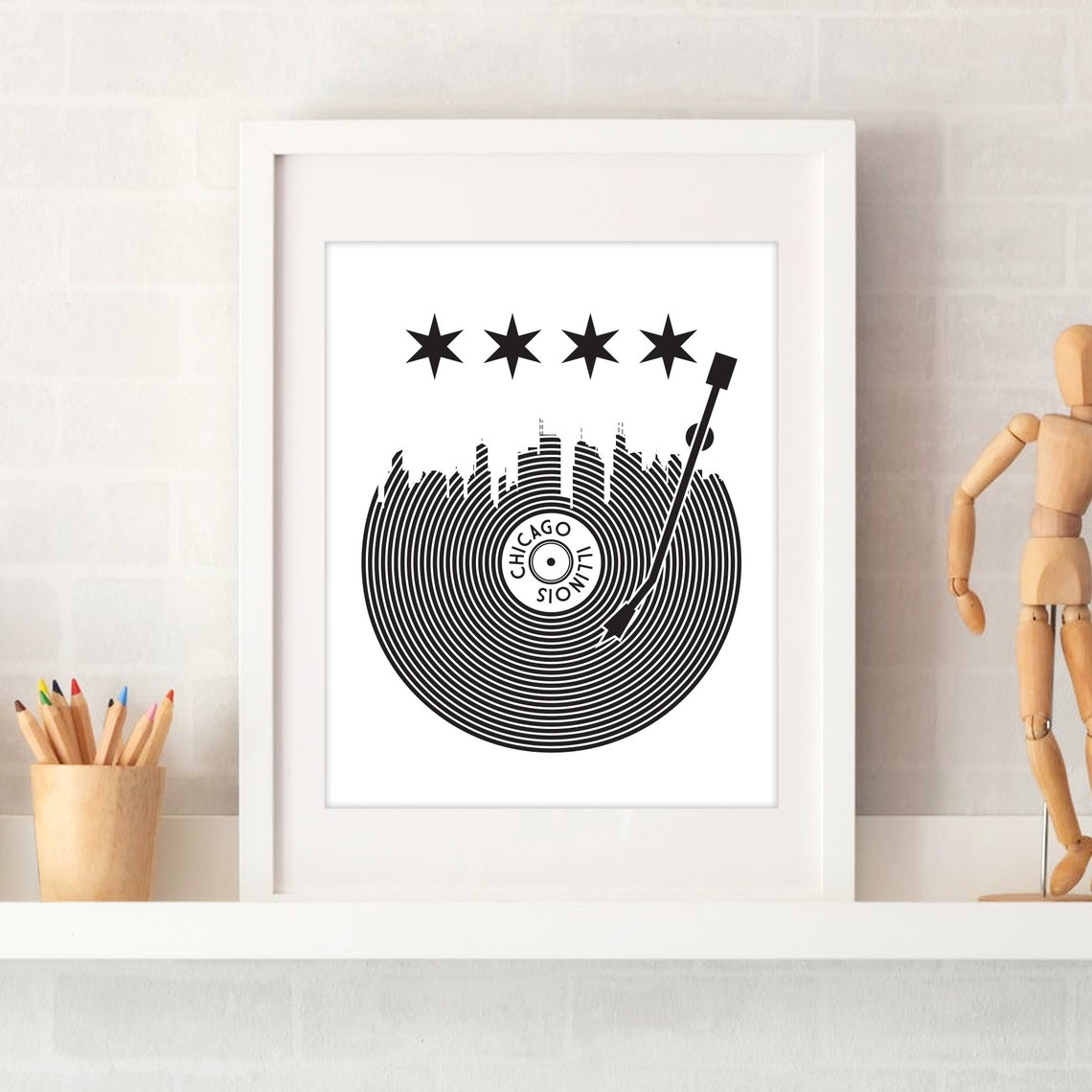 Chicago Record Print Chicago Record Chicago Vinyl Chicago | Etsy