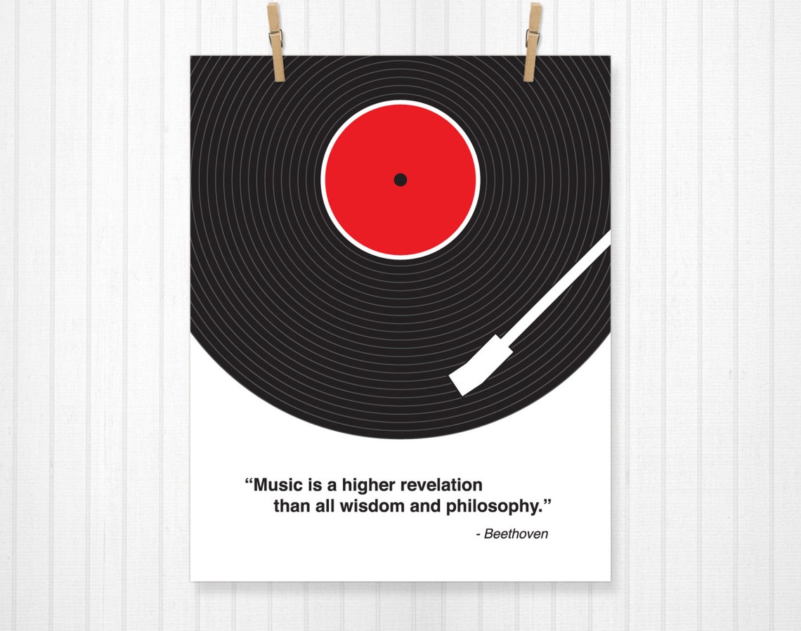 Custom Music Quote Vinyl Record Custom Lyric Print Lyrics - Etsy