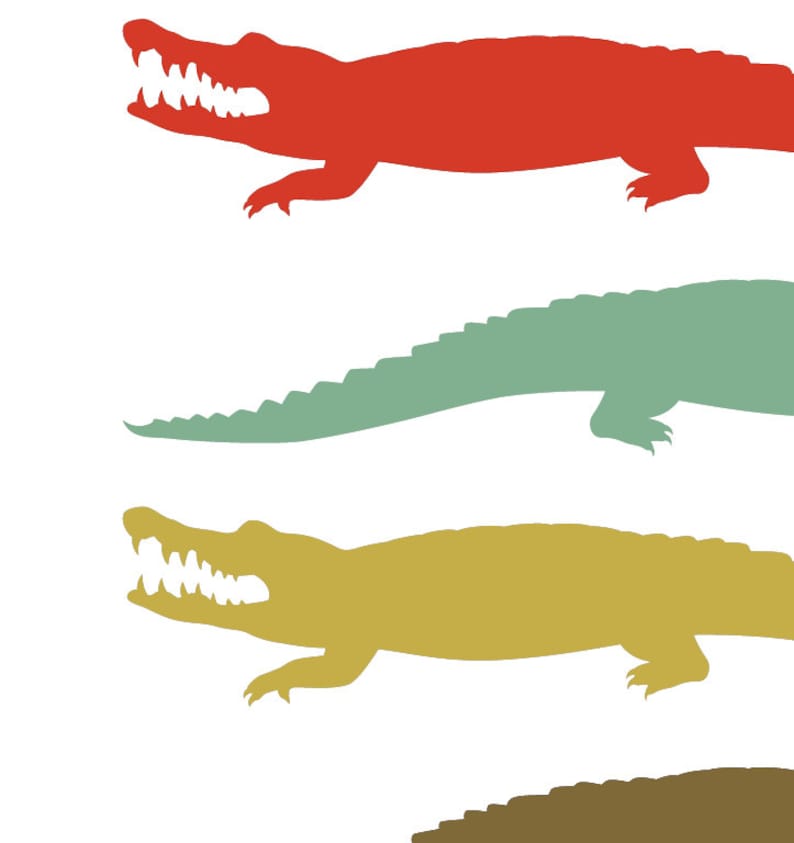 Alligator Nursery Print Alligator Print Alligator Poster - Etsy