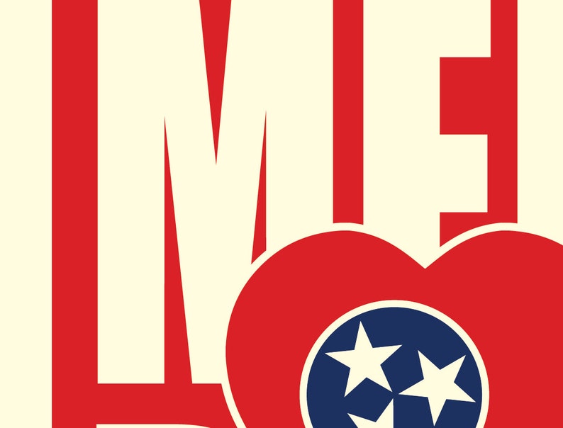 Memphis Tennessee Memphis Heart Memphis Typography Memphis - Etsy