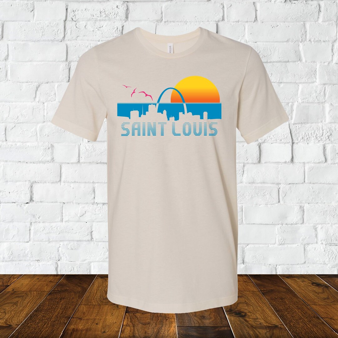 St Louis Beach Sunset, STL City Shirt, Benton Park Prints, St Louis ...