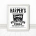 Custom Beer Tasting Sign Print, Beer Print, Beer Art, Bar Art, Bar ...