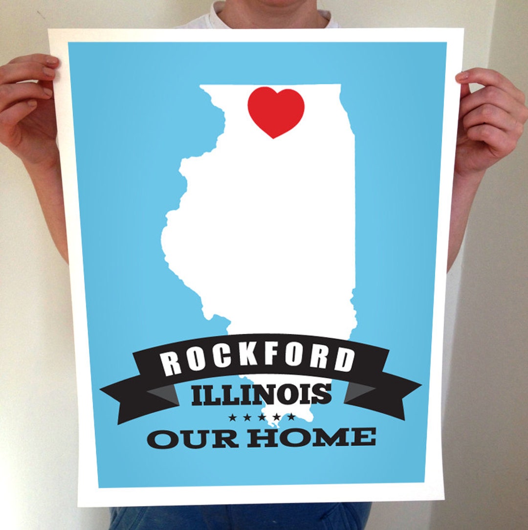 States, State Print, State Art, State Poster, Custom State, State Sign ...