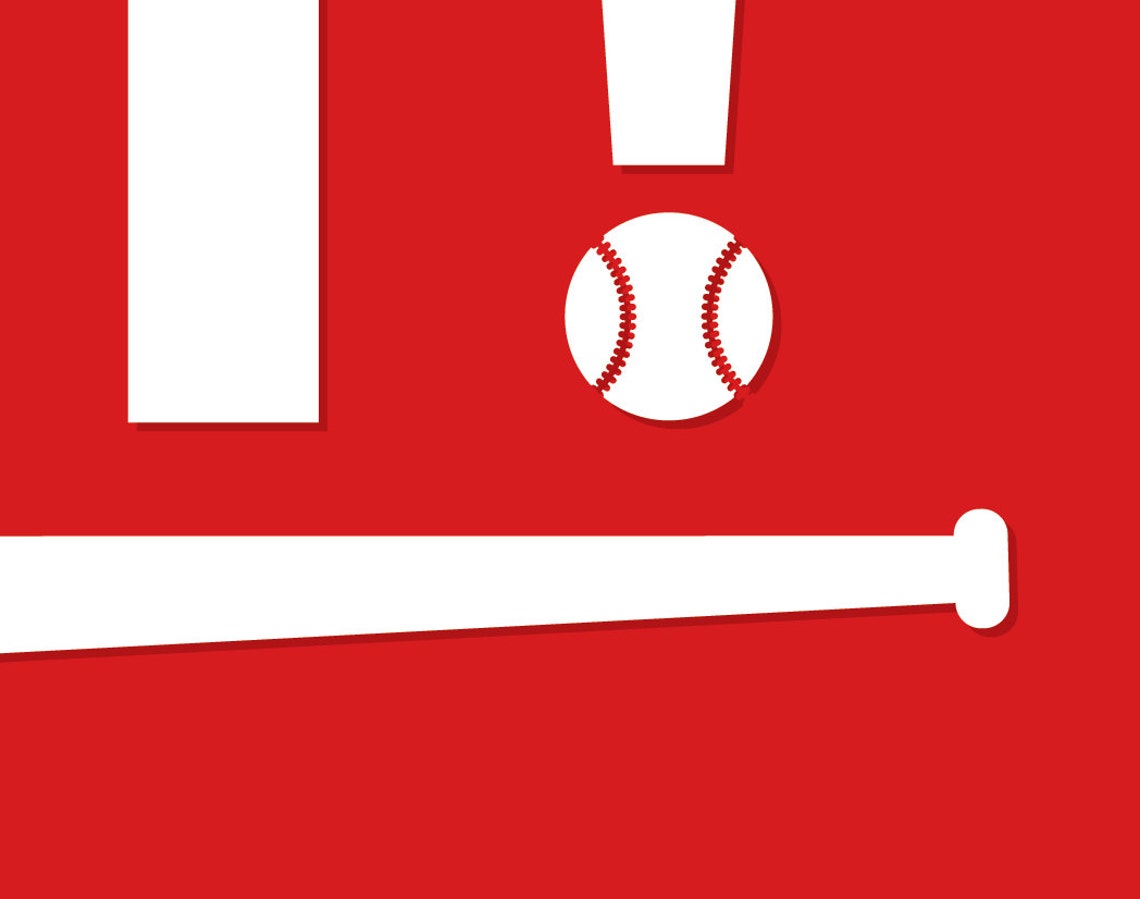 Baseball: It's a Hit, Baseball Print, Baseball Sign, Baseball Art ...