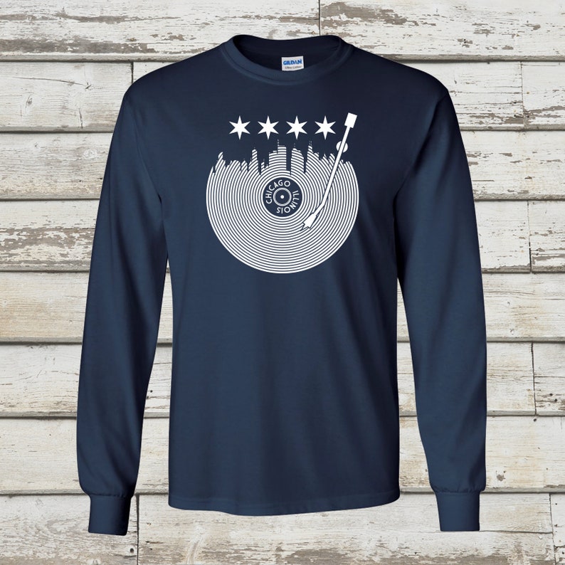 Chicago Record Shirt - A Chicago Record Tee by Benton Park Prints ...