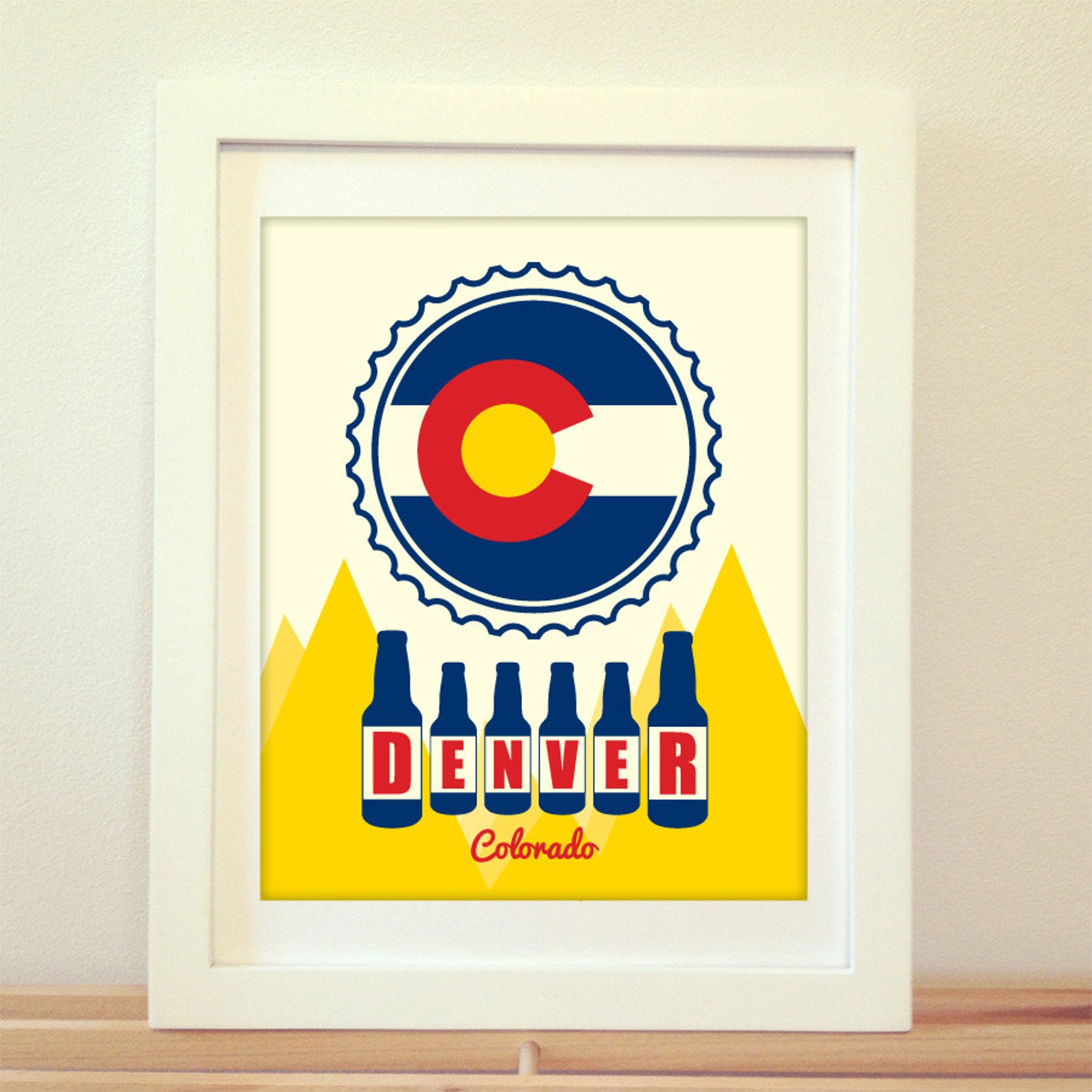 Denver Colorado Denver Beer Denver Typography Denver - Etsy