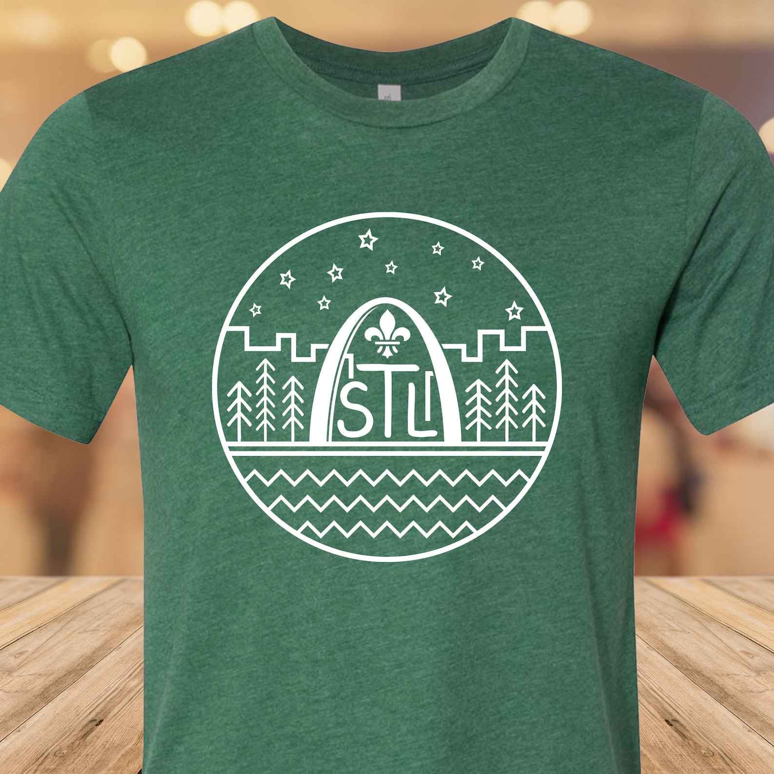St Louis Camp Shirt - STL City Shirt by Benton Park Prints, St Louis ...