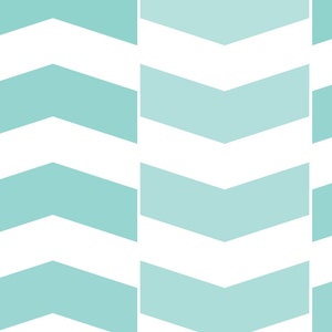 Seafoam Chevron Print, Chevron Print, Seafoam Print, Chevron Art ...