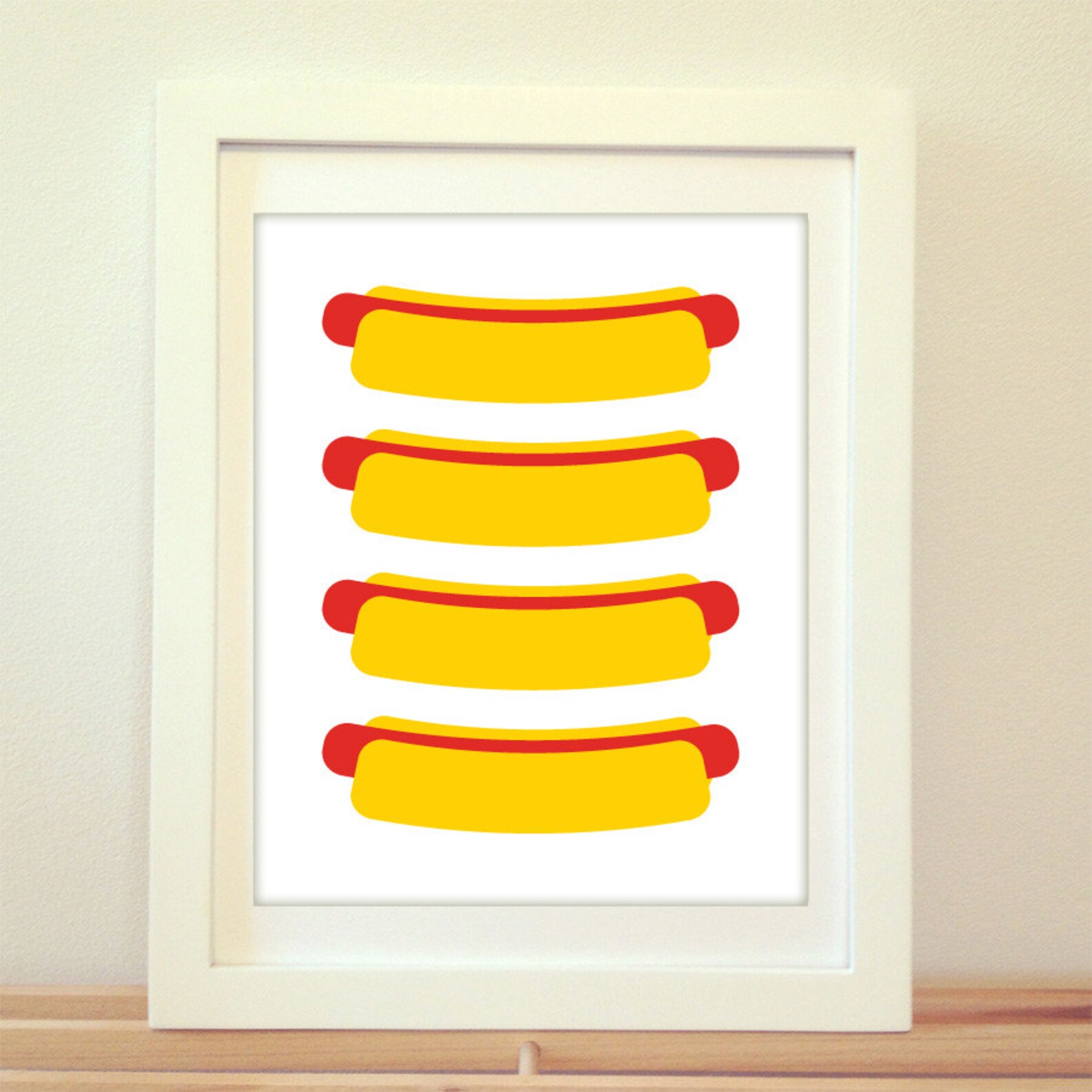 Hot Dogs Hot Dog Print Hot Dog Art Hot Dog Hot Dog Poster - Etsy