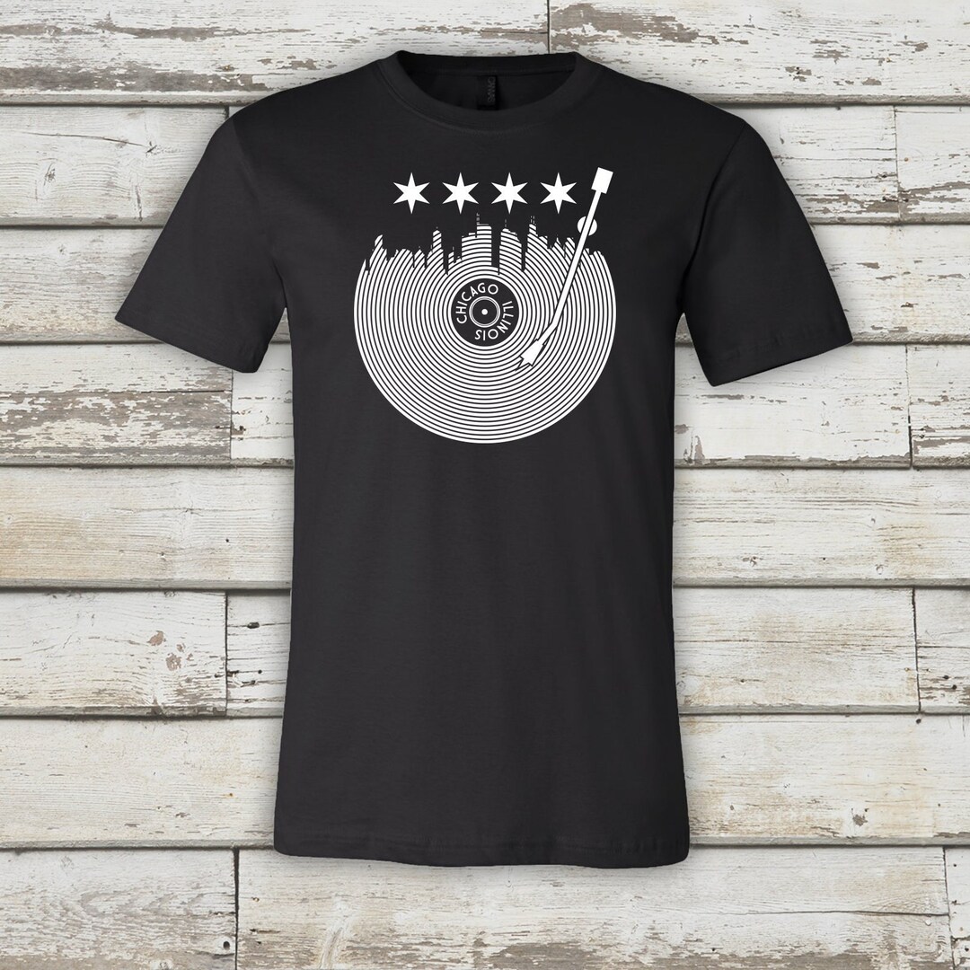 Chicago Record Shirt - A Chicago Record Tee by Benton Park Prints ...