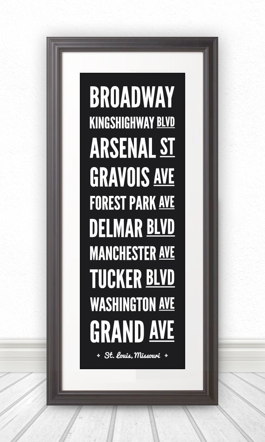 St Louis, Custom Sign, Street Sign, St Louis Streets, St Louis Art, St ...