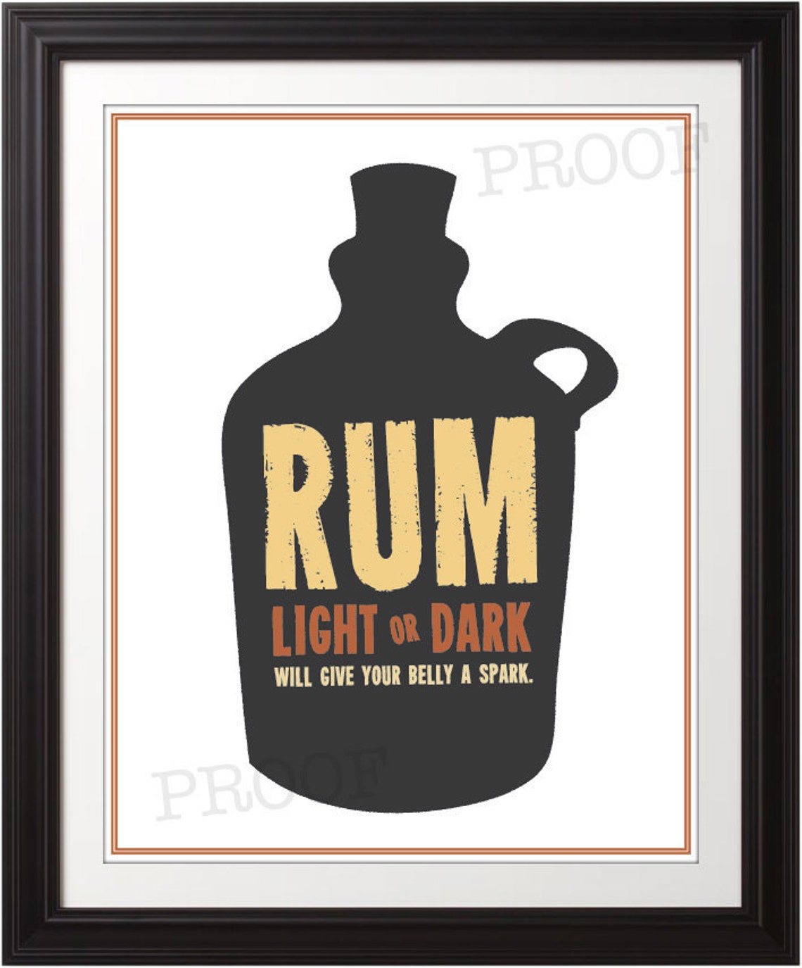 Rum Rum Print Rum Poster Bar Bar Print Bar Poster - Etsy