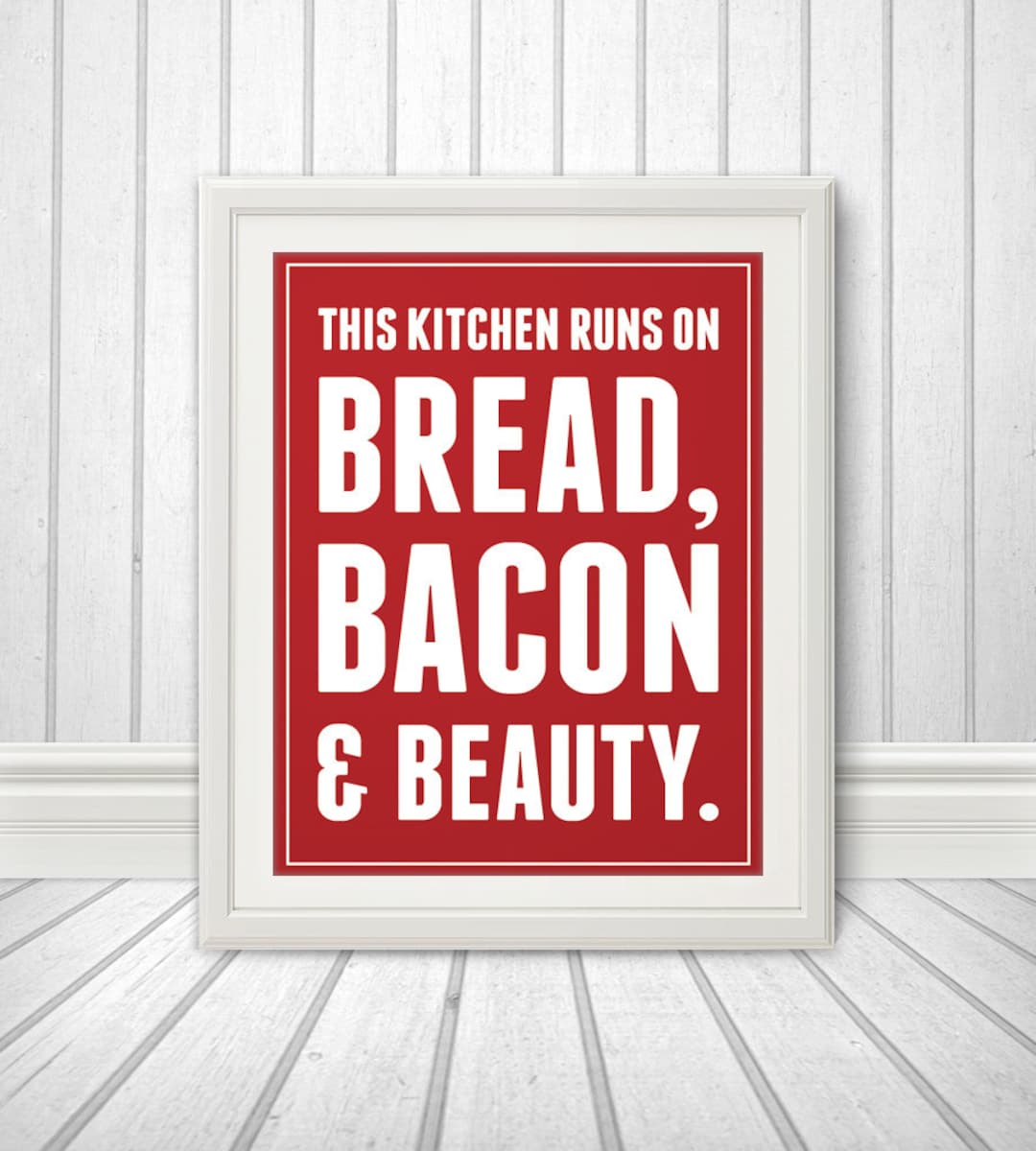 Bacon, Bacon Print, Bacon Art, Bread, Kitchen Sign, Bacon Sign, Kitchen ...