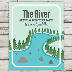 River, River Signs, River Nursery, River Print, River Poster, River Art ...