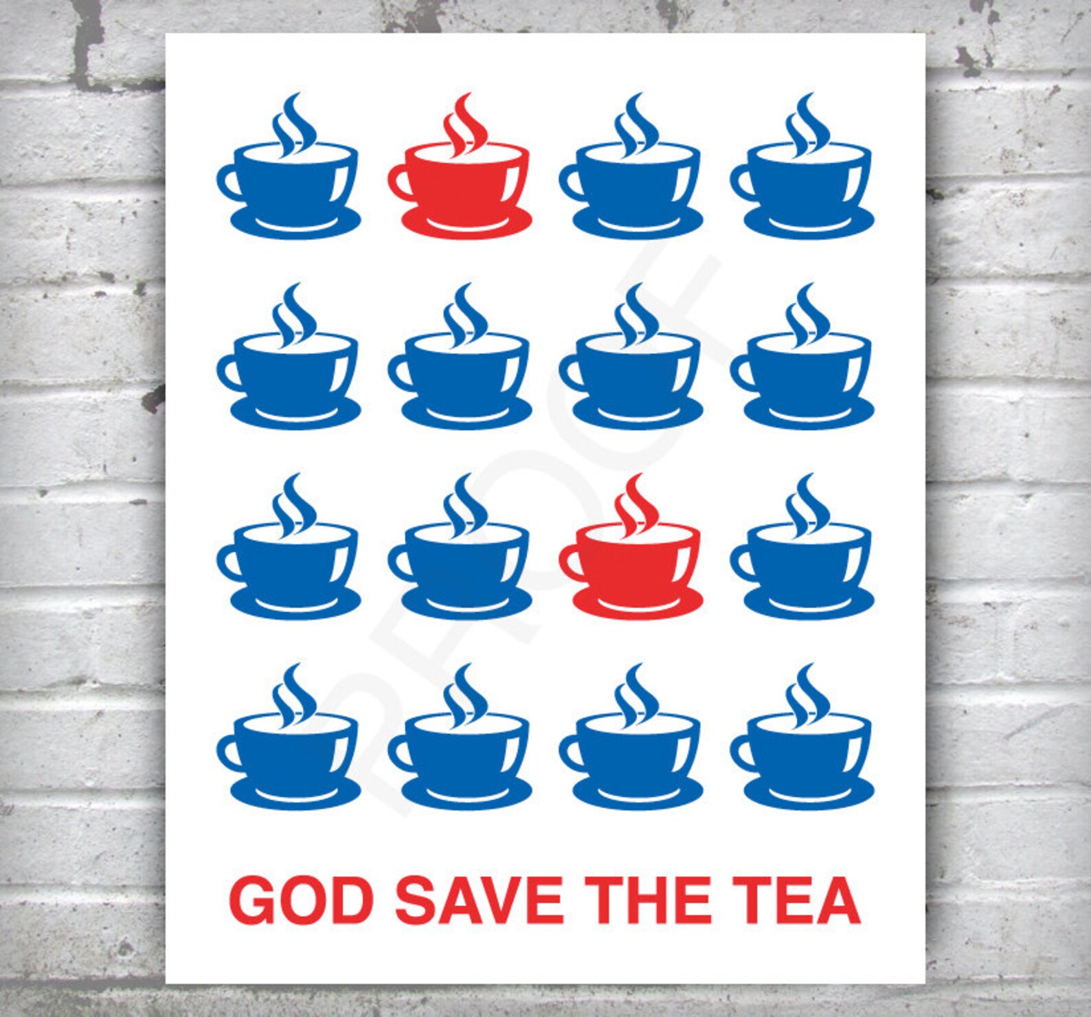 Tea, Tea Print, Tea Poster, Tea Art, British Print, British Poster ...