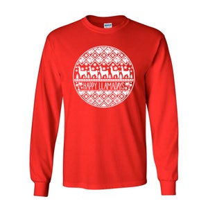 Happy Llamadays, Llama Shirt, Funny Christmas Shirts, Funny Llama ...