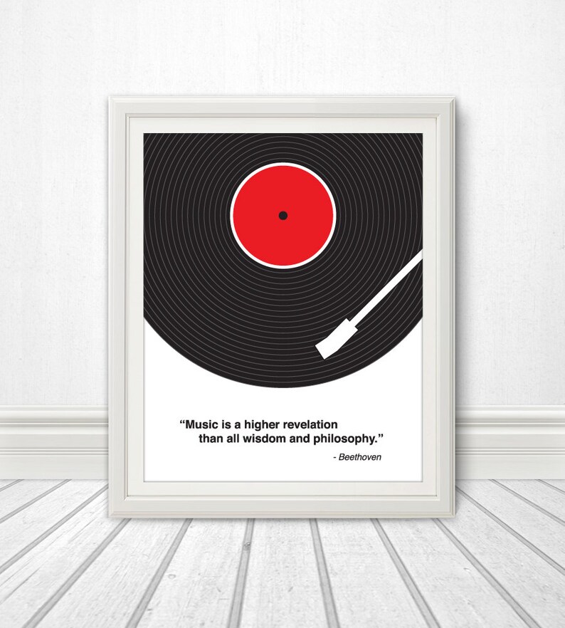 Custom Music Quote Vinyl Record Custom Lyric Print Lyrics - Etsy