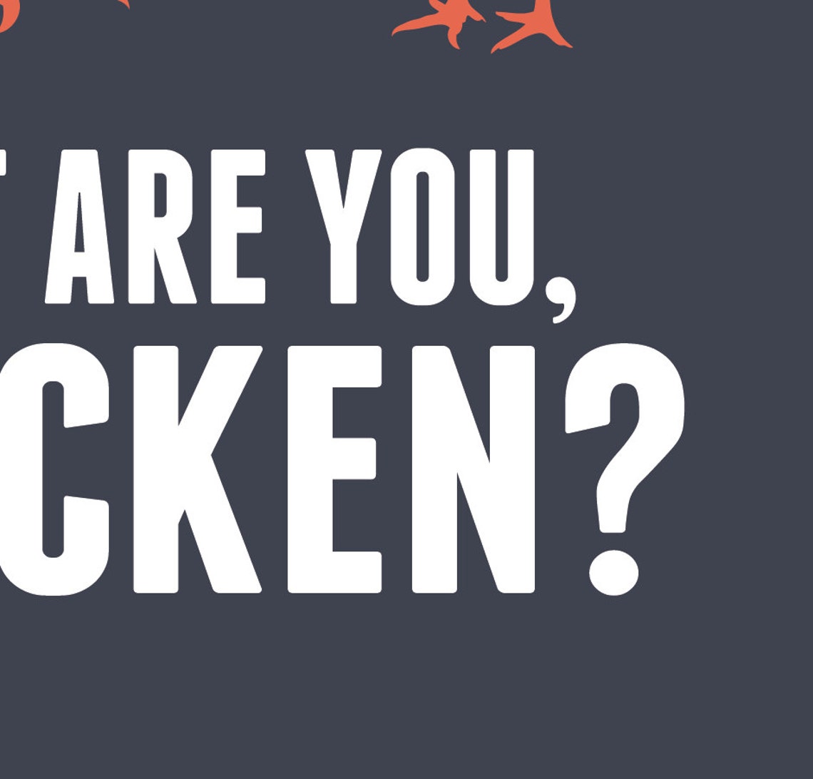 What Are You Chicken Kitchen Wall Art Kitchen Sign - Etsy