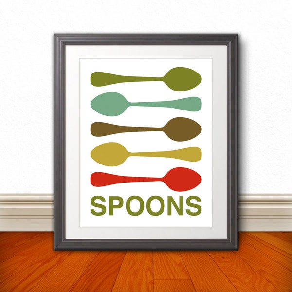 Spoon Print - Etsy