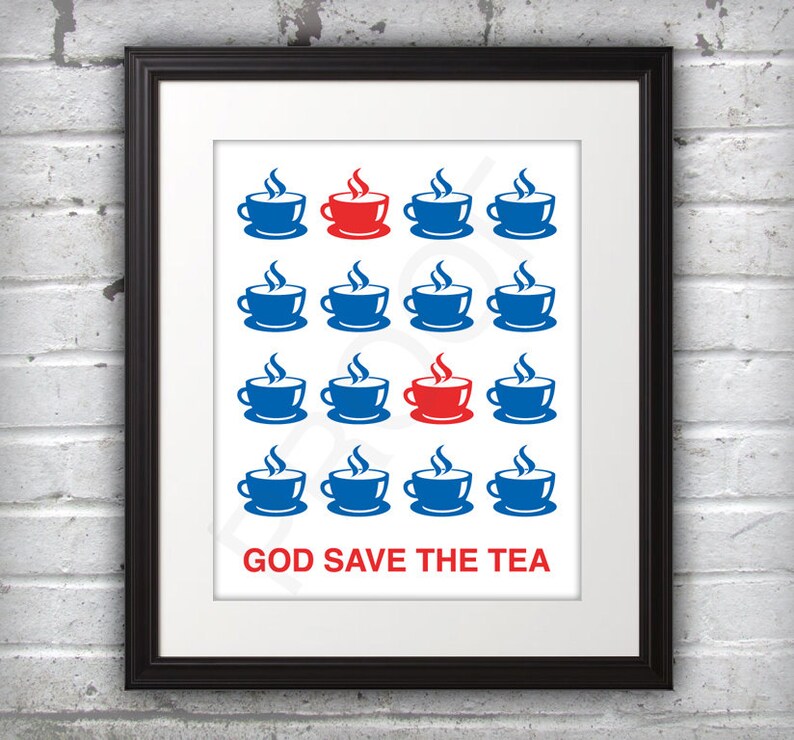Tea, Tea Print, Tea Poster, Tea Art, British Print, British Poster ...