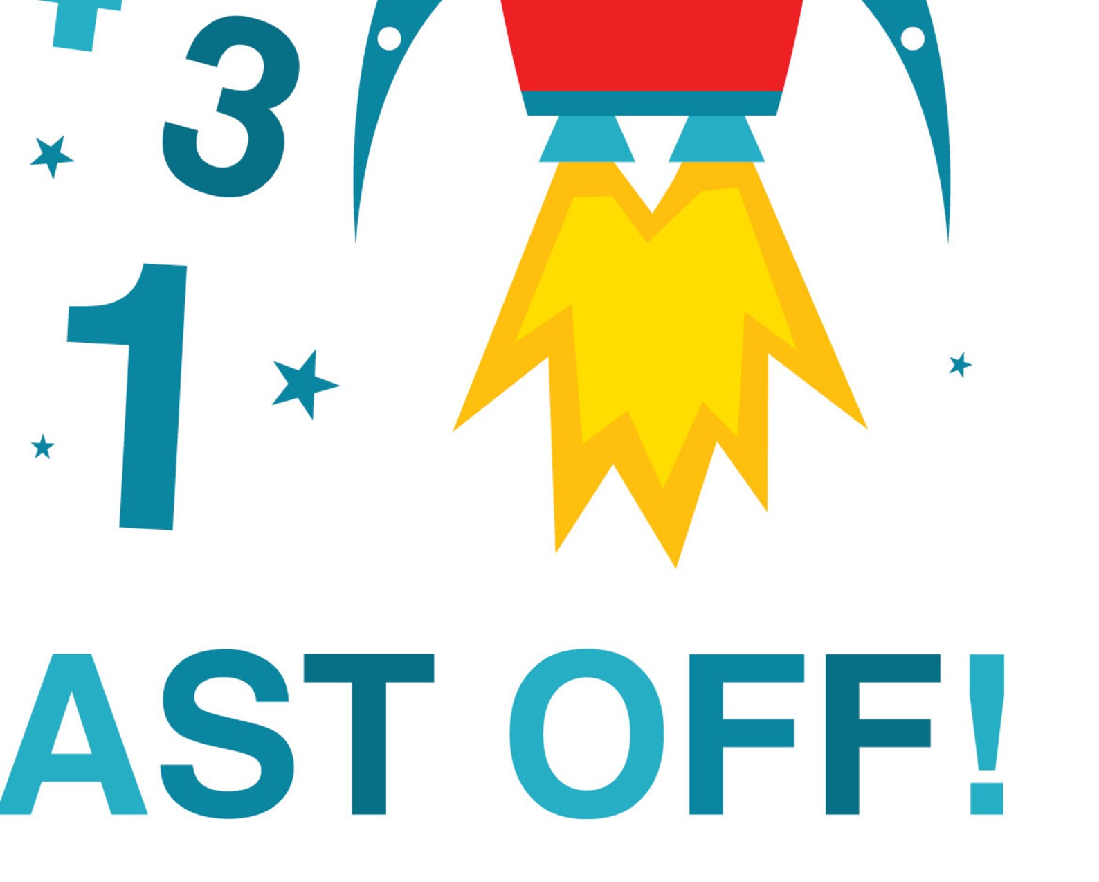 123, Rocket Ship, 123 Poster, 123 Print, Numbers Print, Numbers Poster ...