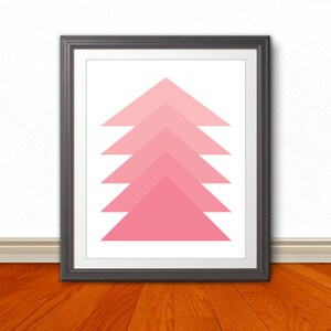 Pink, Pink Triangle, Pink Triangles, Pink Shapes Abstract, Pink Art ...
