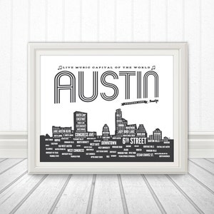 Austin, Austin Neighborhoods, Austin Skyline, Austin Texas, Austin Art ...