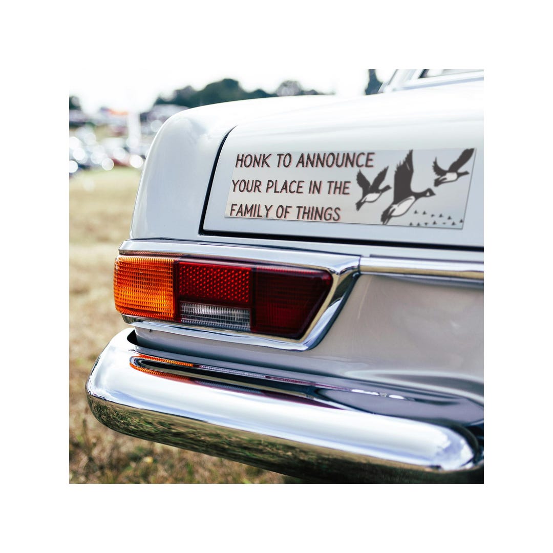 Mary Oliver Wild Geese Bumper Sticker Magnet, Mary Oliver Quote Bumper ...