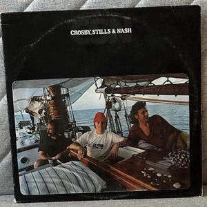 Crosby Stills & Nash CSN Vinyl LP 1977 Atlantic Sailboat Cover ...