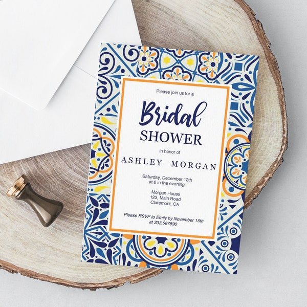 Bridal Shower Invitation in Spanish - Etsy