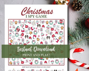 Seek and Find Printable - Etsy