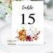 QR Code Table Number Printable, Editable Custom Table Card With Qr Code ...
