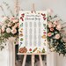 Golf Wedding Seating Chart Sign, Golf Courses Party Seating Table ...