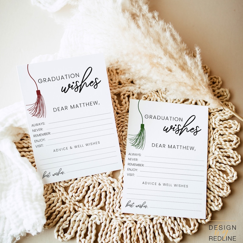 Graduation Advice Cards - Etsy