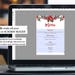 Winter Dinner Menu, Christmas Menu, Christmas Decoration, Editable Menu ...