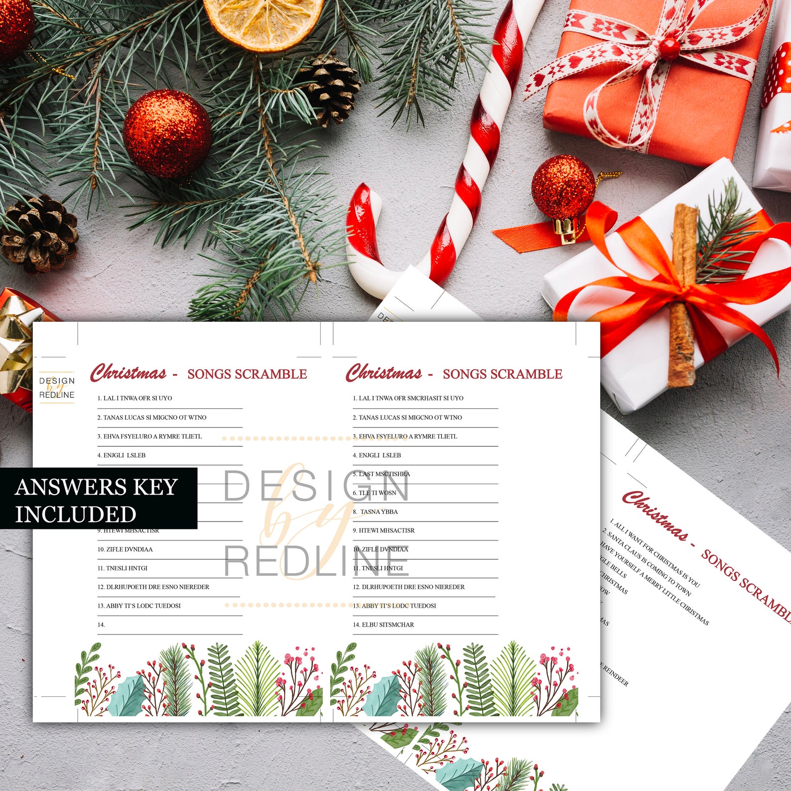 Christmas Party Games Bundle Holiday Party Games INSTANT - Etsy