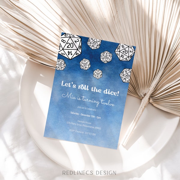 Fantasy Birthday Invitation - Etsy