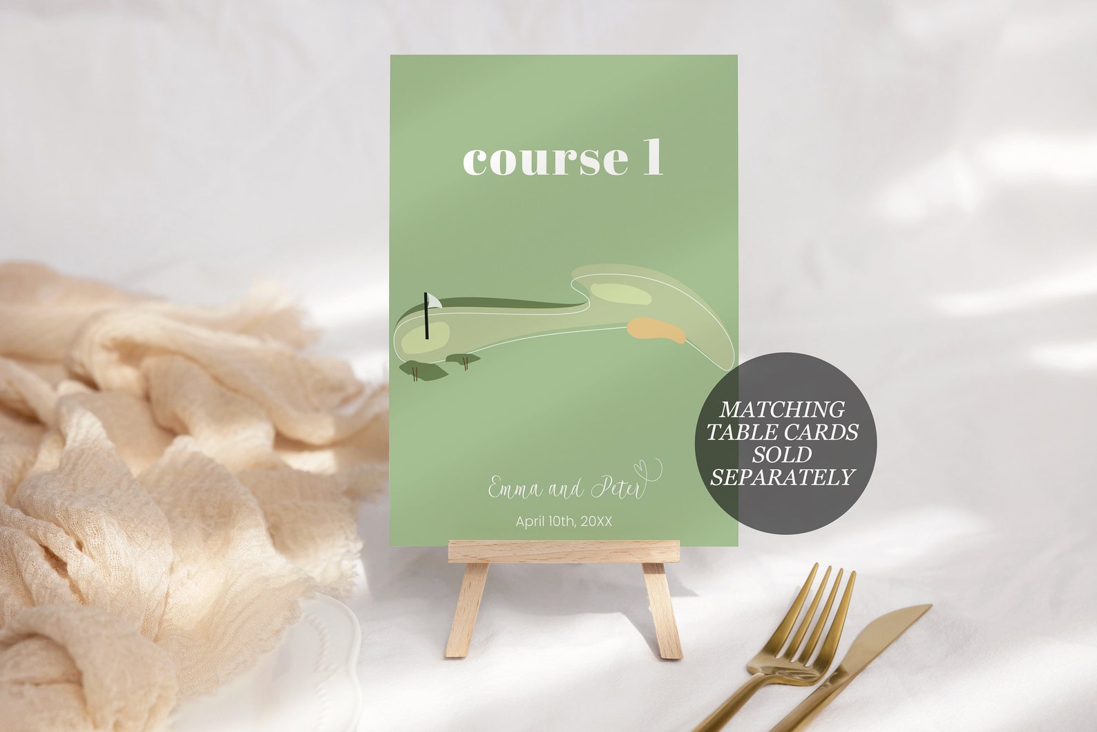 Golf Wedding Seating Chart Sign, Golf Courses Party Seating Table ...