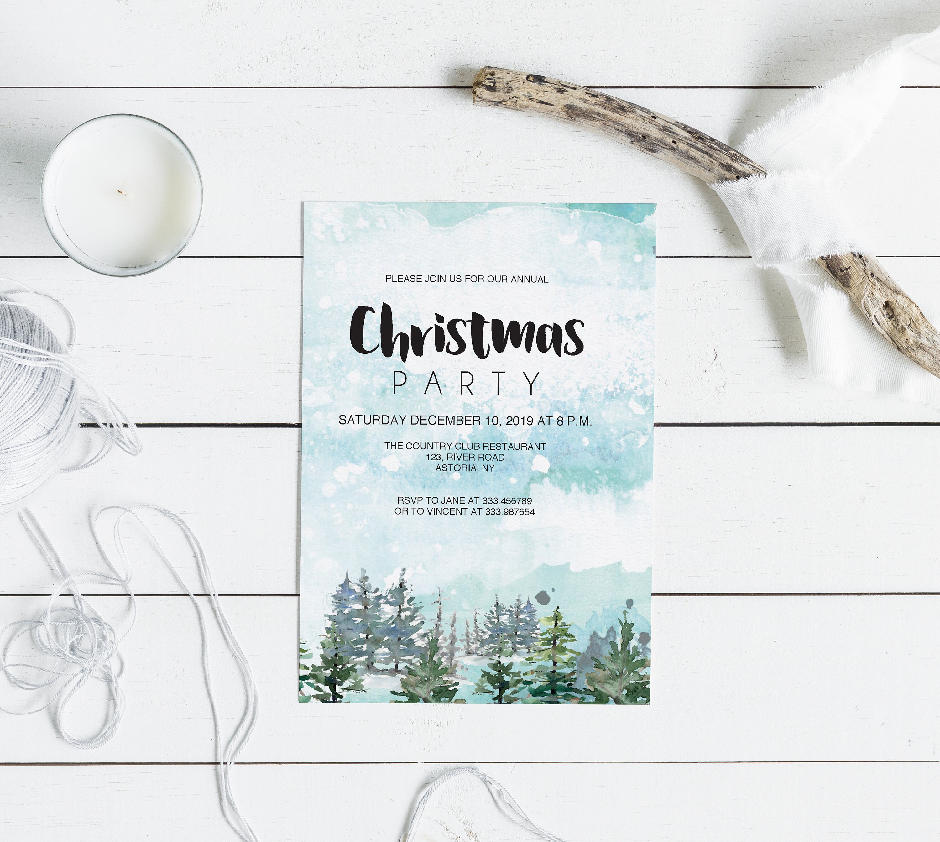Holiday Party Announcement Template Collection