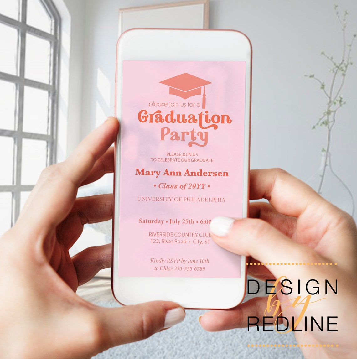 Graduation Party Invitation Digital Electronic Grad Party - Etsy