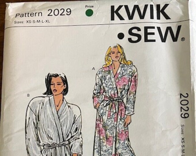 Kwik Sew 2029 Vintage Pattern Robes - Etsy