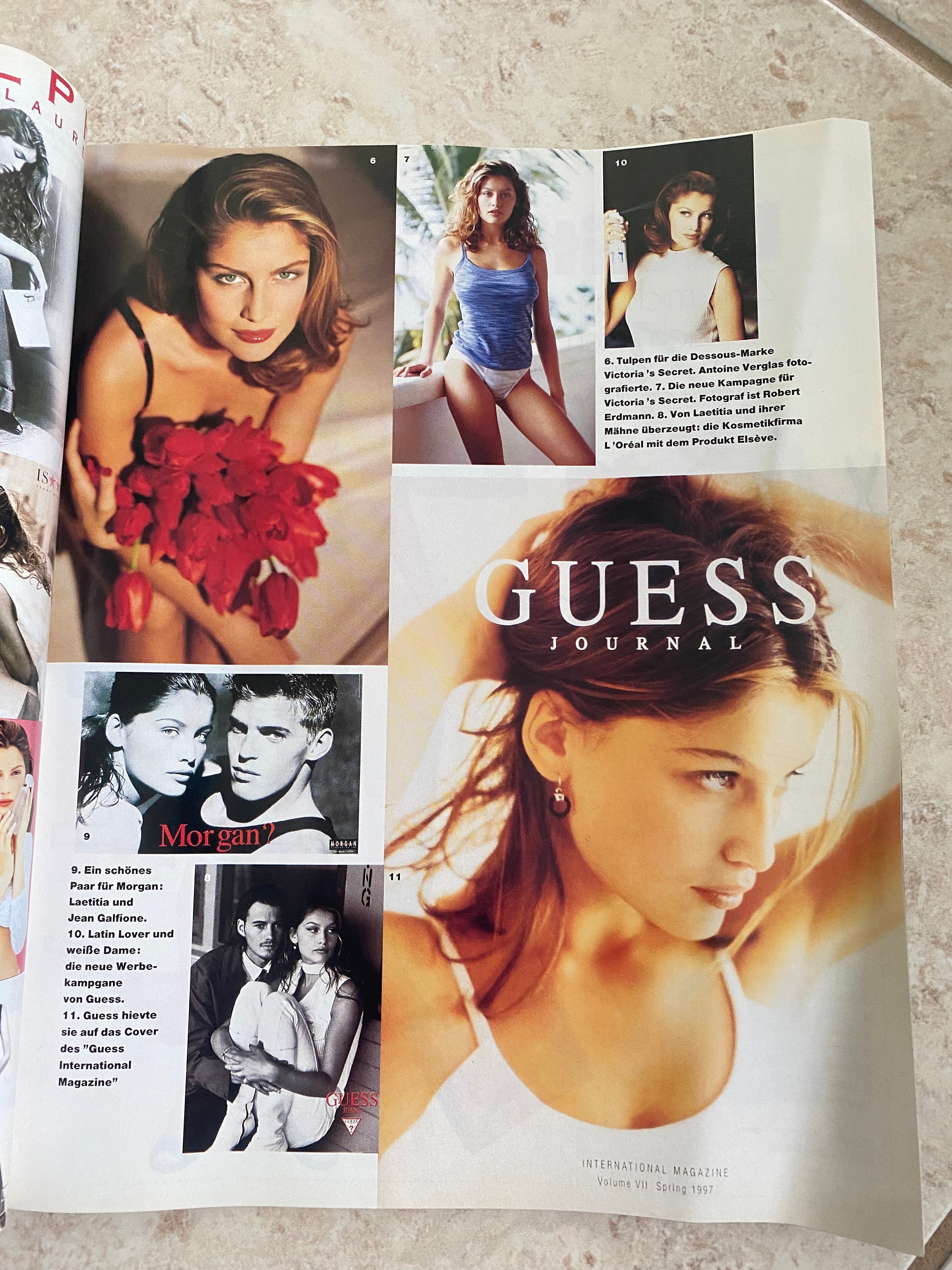 1997 Laetitia Casta French Elle Top Model Magazine 16 june/july 1997 - Etsy