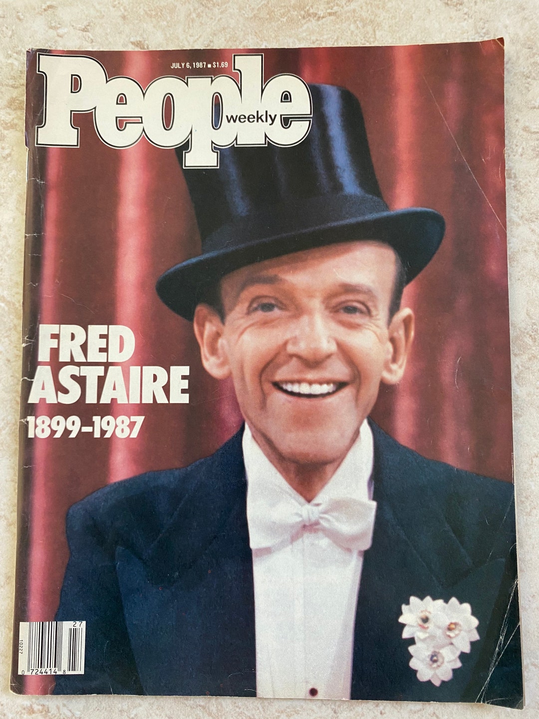 People Magazine Fred Astaire july 6 1987 - Etsy