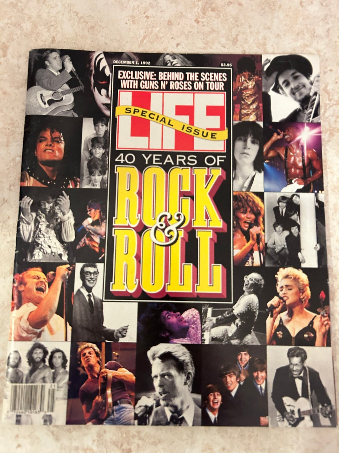 Life Magazine Special Issue 40 Years of Rock & Roll december 1, 1992 - Etsy