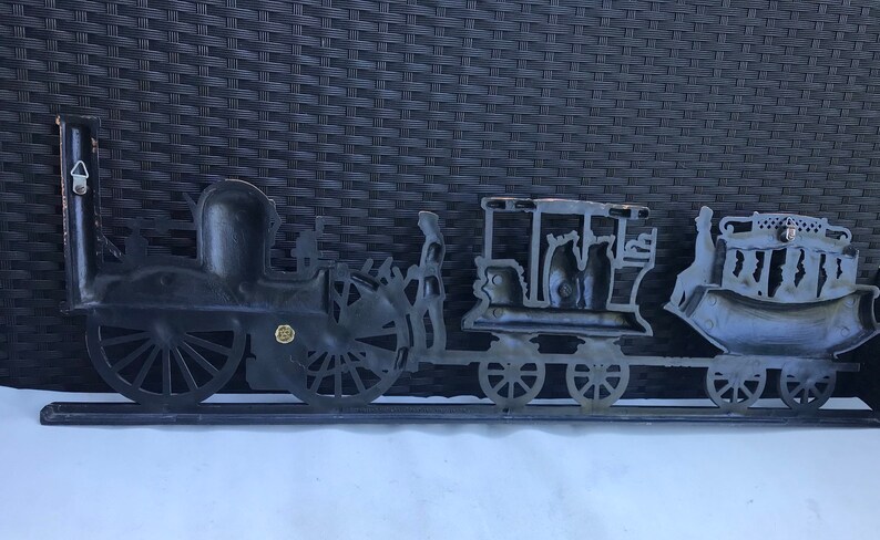 Coppercraft Wall Plaque-train Wall Decor-steam Engine-old West | Etsy