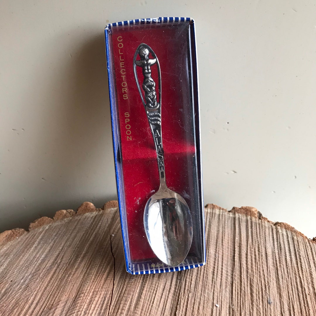 Alaska Collectors Spoon-collectible Spoons-enco-made in Usa-eagles ...
