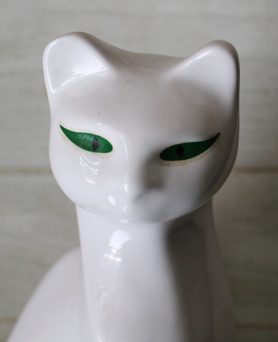 Unique Large White Ceramic Cat Figurine Vintage Made in | Etsy Unique Large White Ceramic Cat Figurine Vintage Made in | Etsy