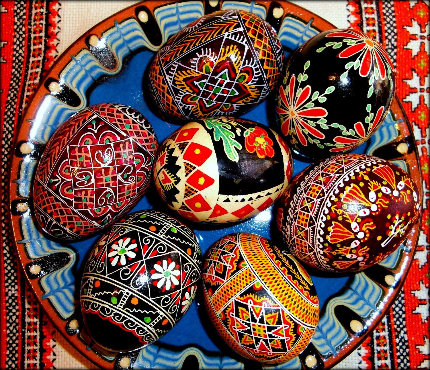 Ukrainian Easter Eggs Pysanky 8 X 10 Print Color | Etsy