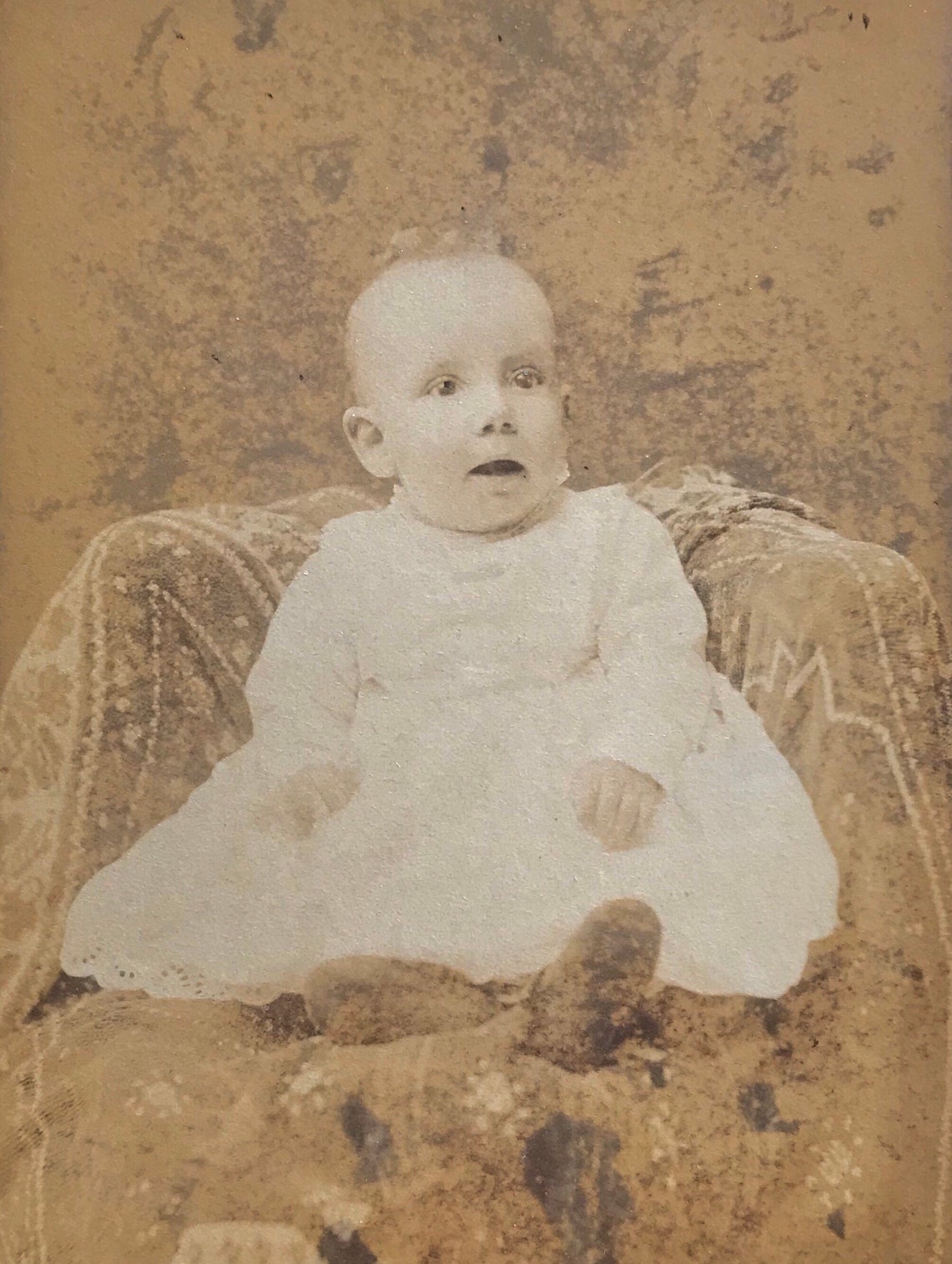 Vintage Baby Portrait - Sepia Photography - Victorian Baby Photo ...