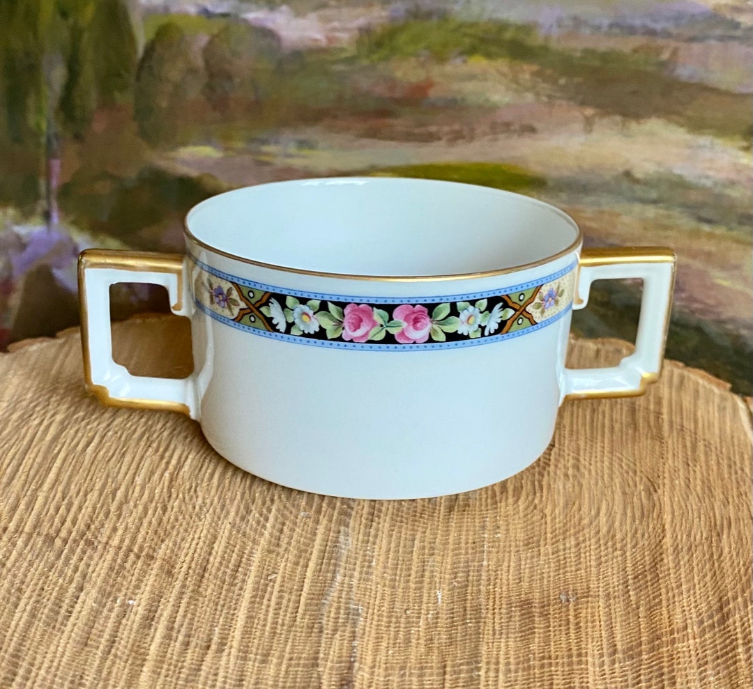 Imperial H & C Selb Bavaria Bowl-sugar Bowl-roses-gold Trim-butter Tub ...